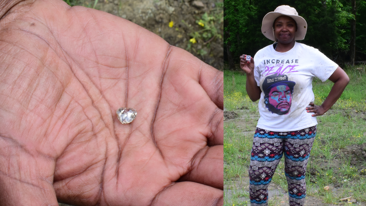 Mourning mother discovers 3.09-carat diamond at state park