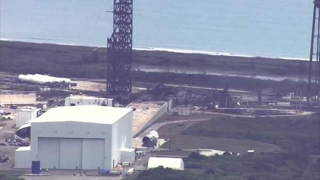 Blue Origin rocket explosion: Charred remains at Cape Canaveral
