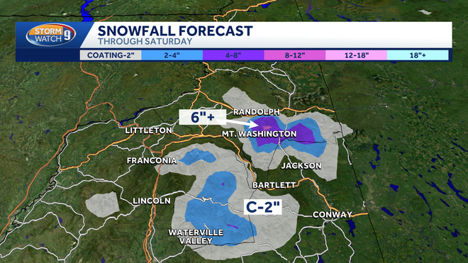 NH weather: Rain, mountain snow likely with chilly temperatures