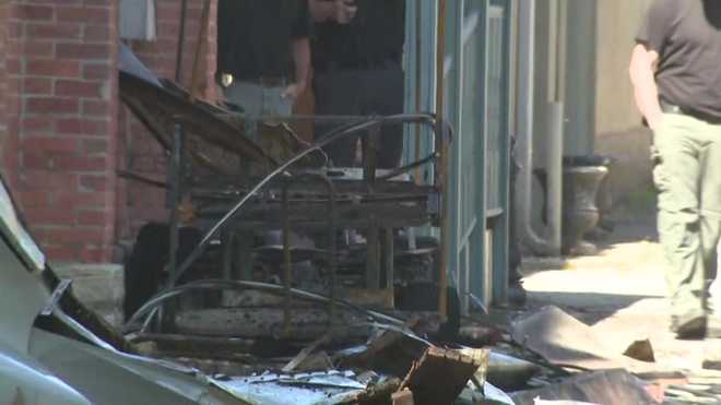 Fire breaks out at historic church in Madison, Indiana