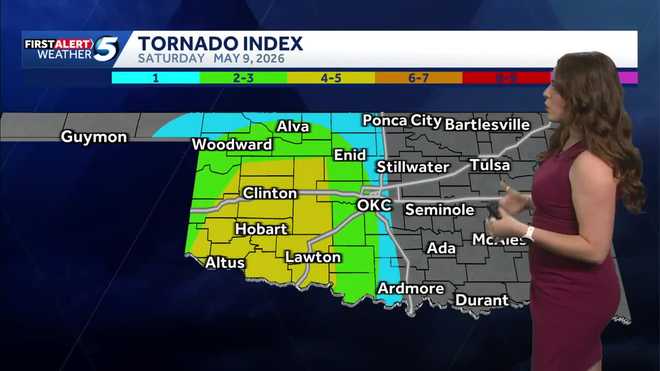 Oklahoma sees large, damaging hail with storms on Saturday