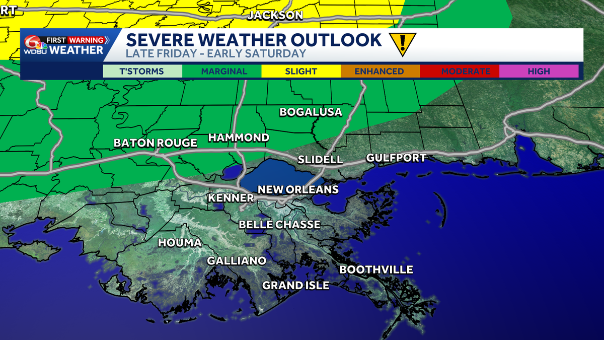 Some storms are possible this weekend