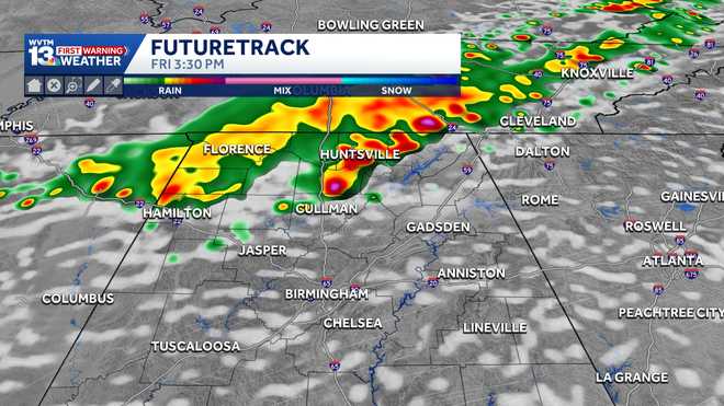 Alabama's weather forecast: Heat index near 100, fewer storms