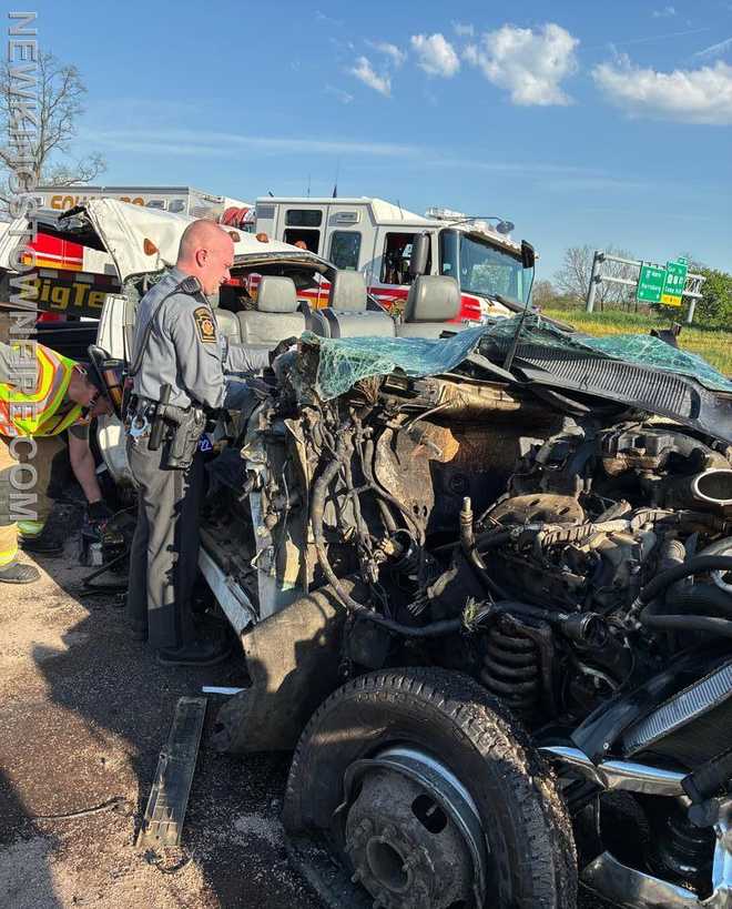 Helicopter lands on I-81 to airlift person trapped in Pa. crash