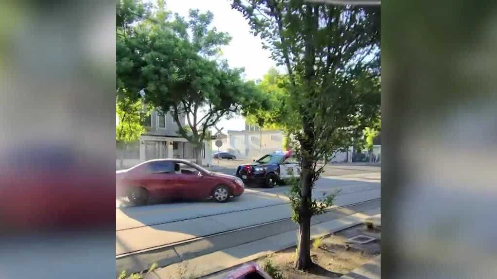 Sacramento police officer taken to hospital after pursuit suspect hits ...
