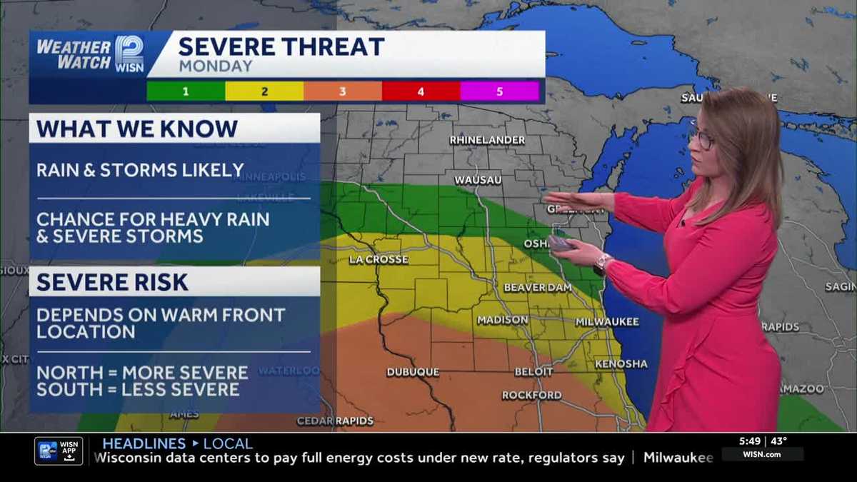 SE Wisconsin Weather: Mild Weekend, Storm Chances Monday