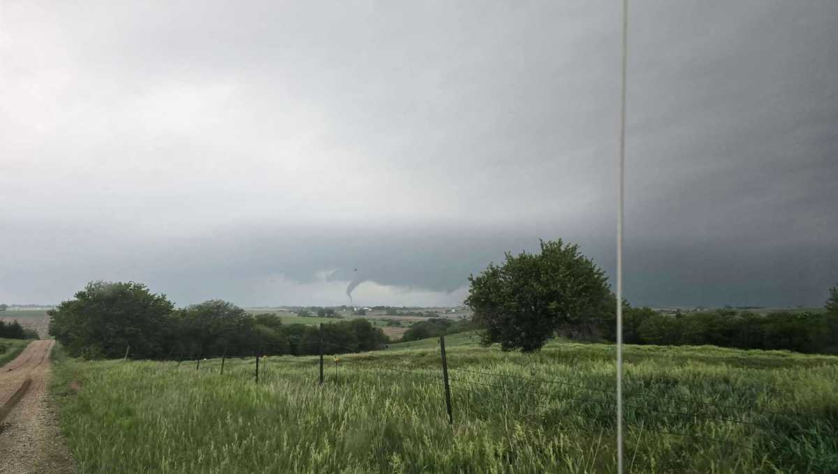 Nebraska severe weather: Possible tornado caught on camera - KETV