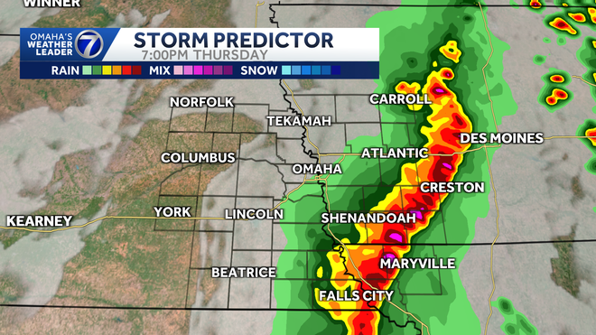 Omaha, Nebraska weather: Severe storms bring hail, strong winds
