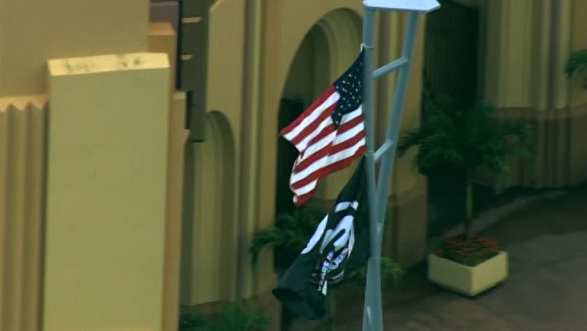 American flag raised atop 'Fast & Furious' coaster at Universal