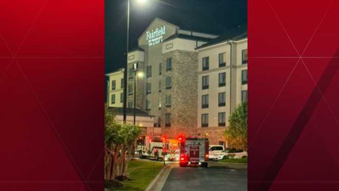 Fire response at Fairfield Inn & Suites in Elkin overnight