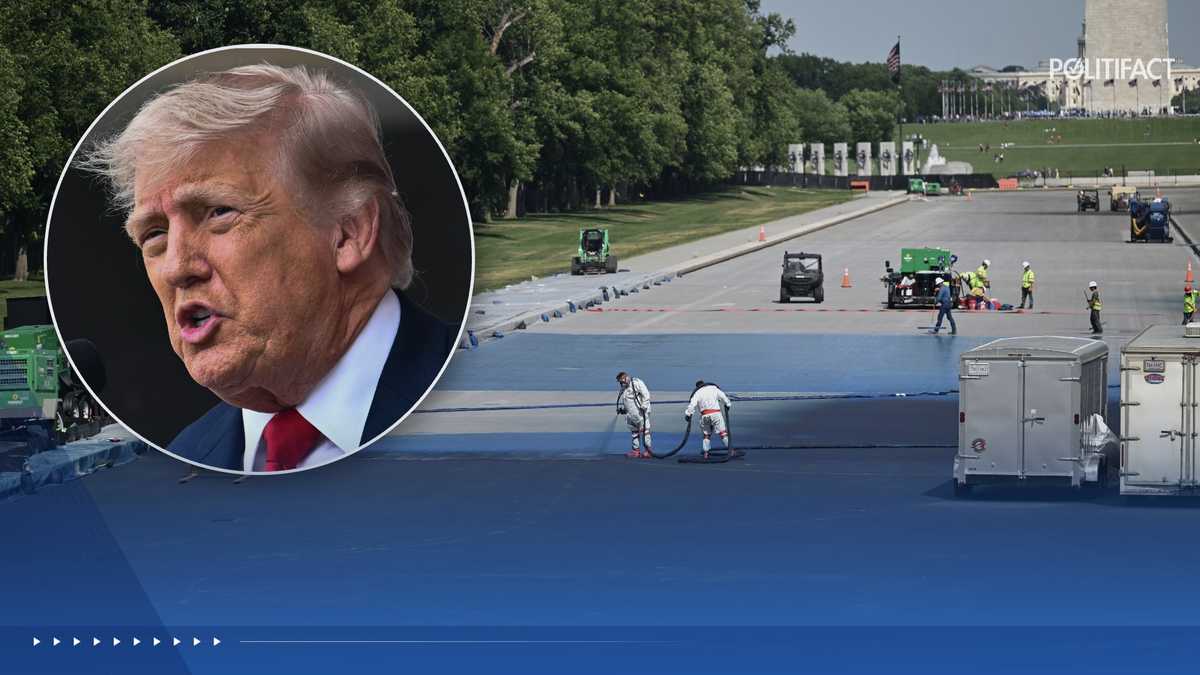 Fact-check: Trump's statements on the Reflecting Pool renovation
