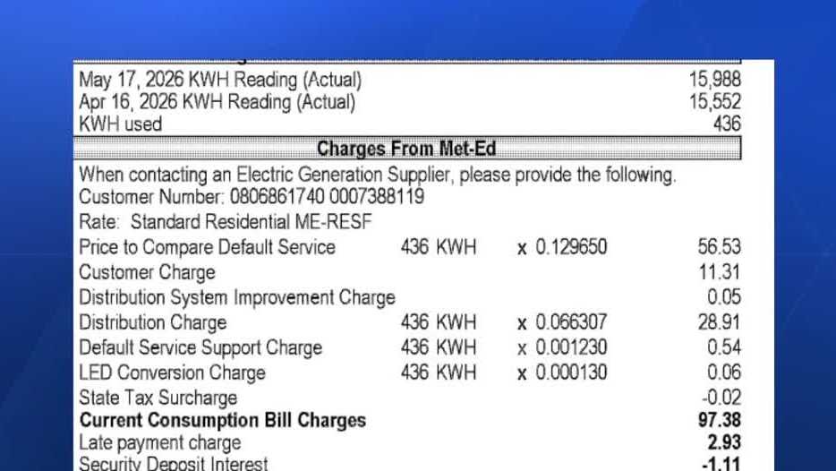 Met-Ed and PPL to raise electricity rates starting June 1