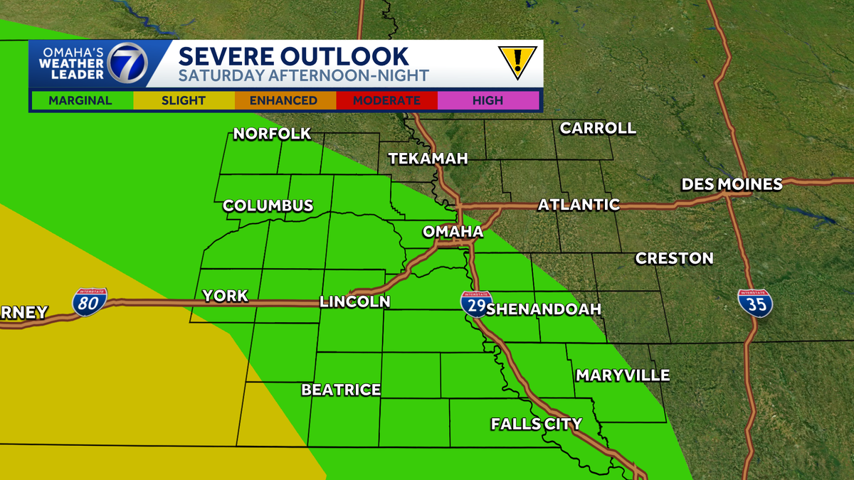 Omaha weather: Chance for storms, rain Father's Day weekend