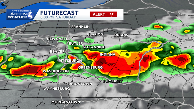 Severe Weather Alert Day: Scattered strong storms for western PA