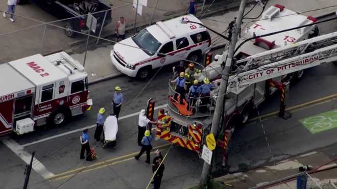 Man injured after contact with live wires, house fire in Pittsburgh's ...