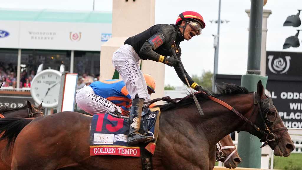 Golden Tempo won't run in Preakness, ending Triple Crown bid