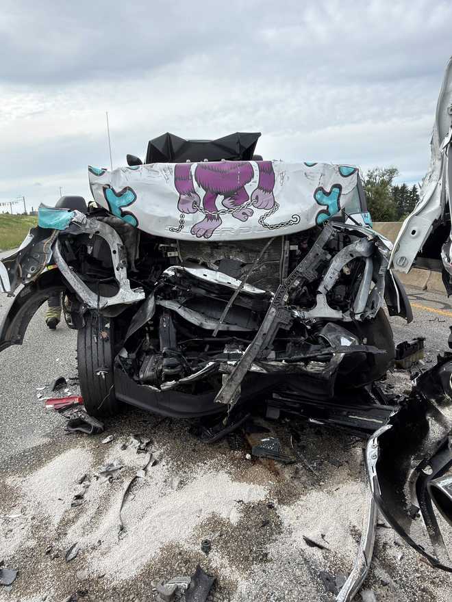 Crash on I-83 in York County creates 'large debris field'