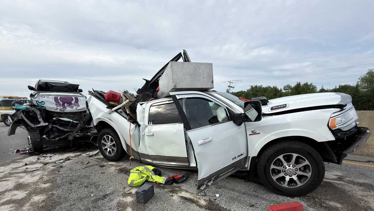 Crash on I-83 in York County creates 'large debris field'