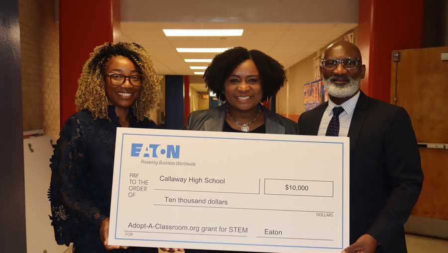 Callaway High School gets a surprise $10,000 donation to support STEM ...