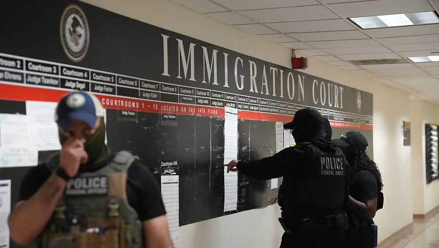 California judge blocks ICE arrests at immigration courts - WISN