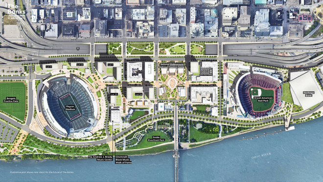 The Banks unveils bold new vision for Cincinnati riverfront