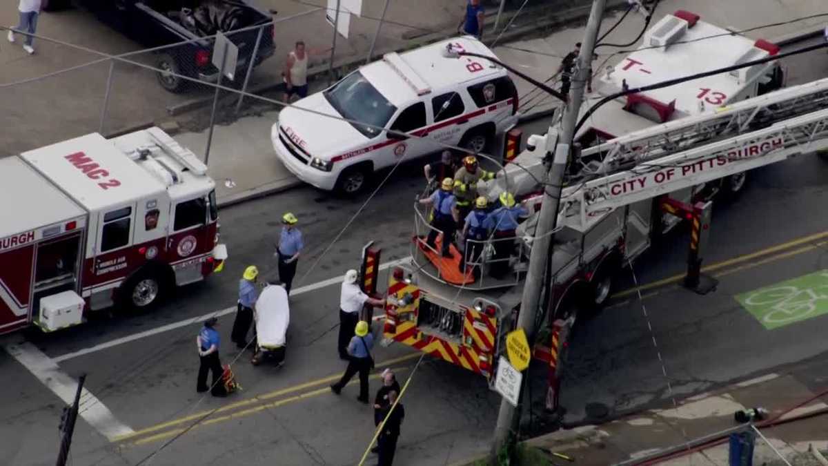 Man injured after contact with live wires, house fire in Pittsburgh's ...
