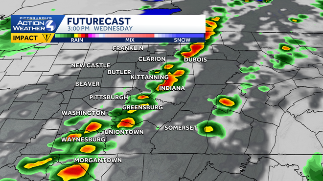Western PA: Sunny today, Impact Day Wednesday