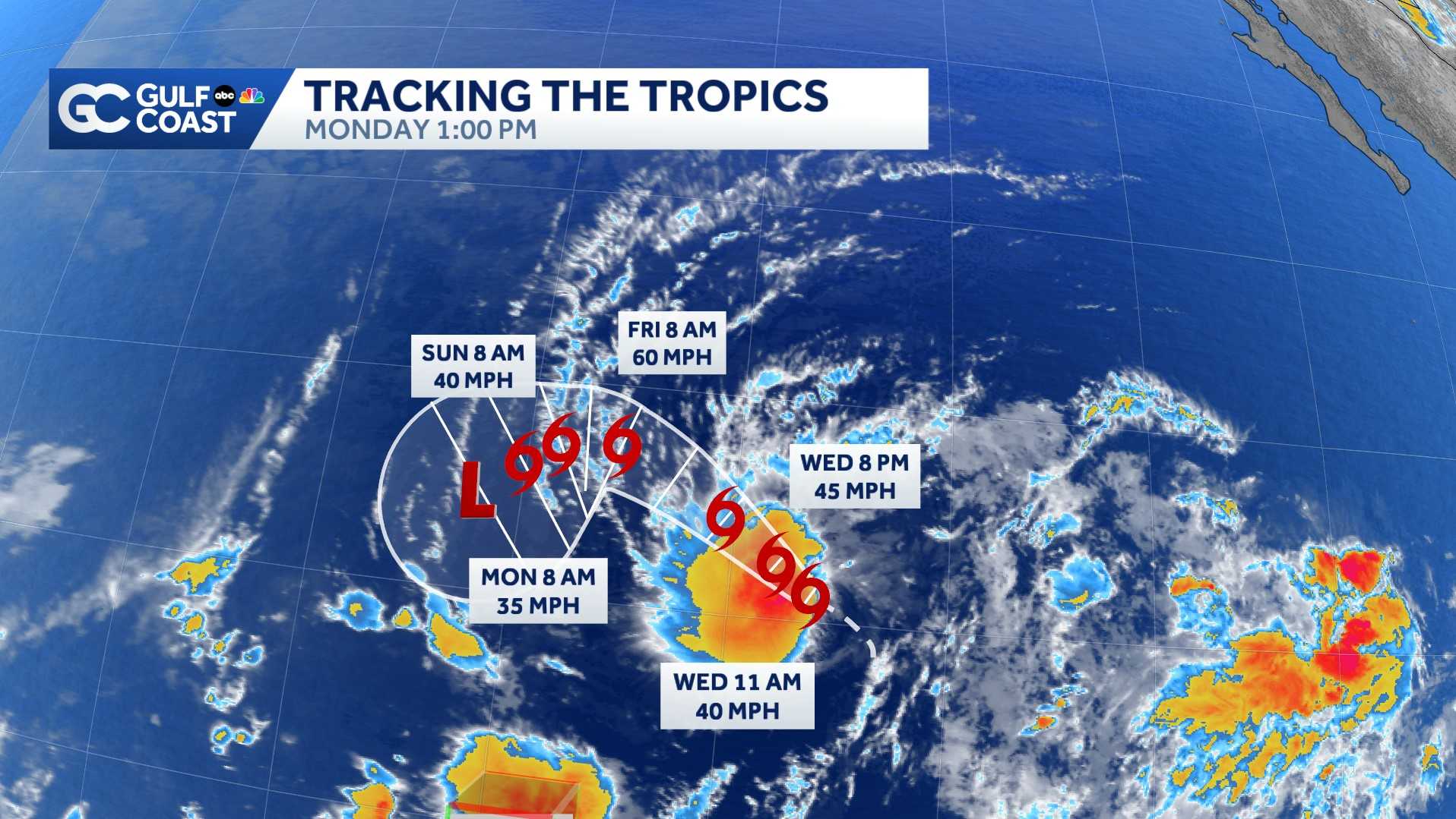 The first named storm of the 2026 hurricane season formed in the ...