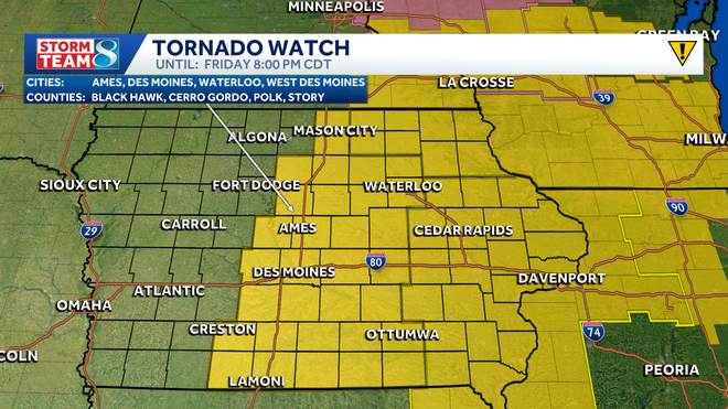 Recapping severe storms Friday afternoon in central Iowa