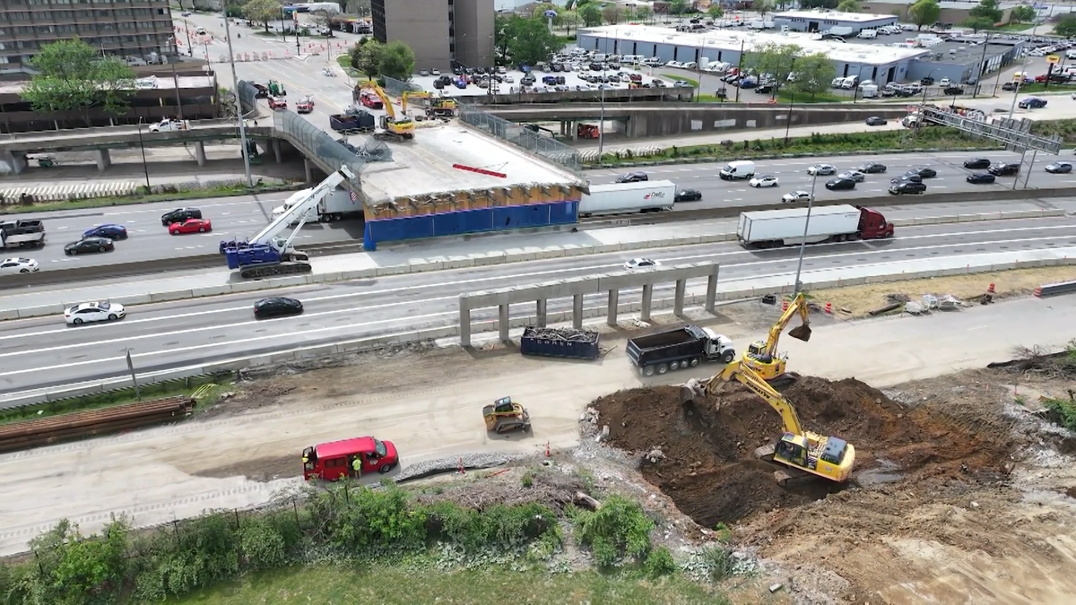 Lane closures scheduled this week on I-75 for Linn Street Bridge project