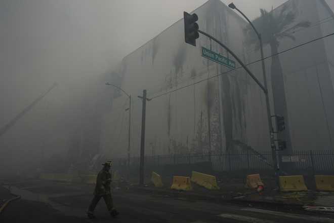 What to know about a cold storage warehouse fire in Los Angeles