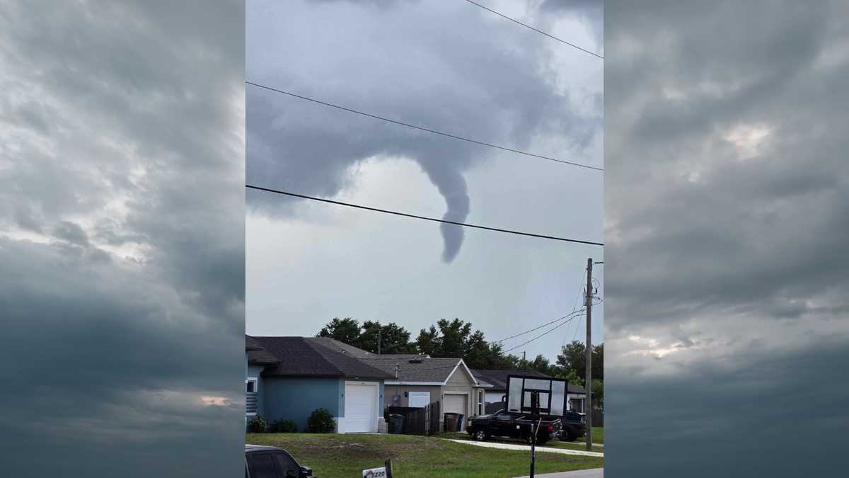 Apparent funnel clouds spotted across Gulf Coast