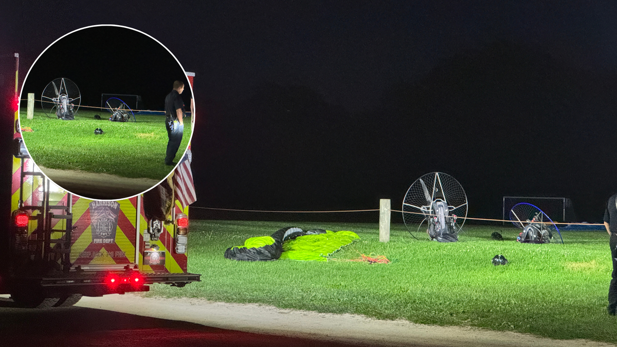 Dispatch: 1 hospitalized after paragliding crash in southeast Indiana