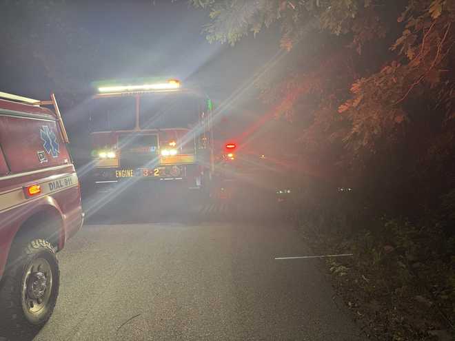 Driver rescued after crash sends car 40 feet down embankment
