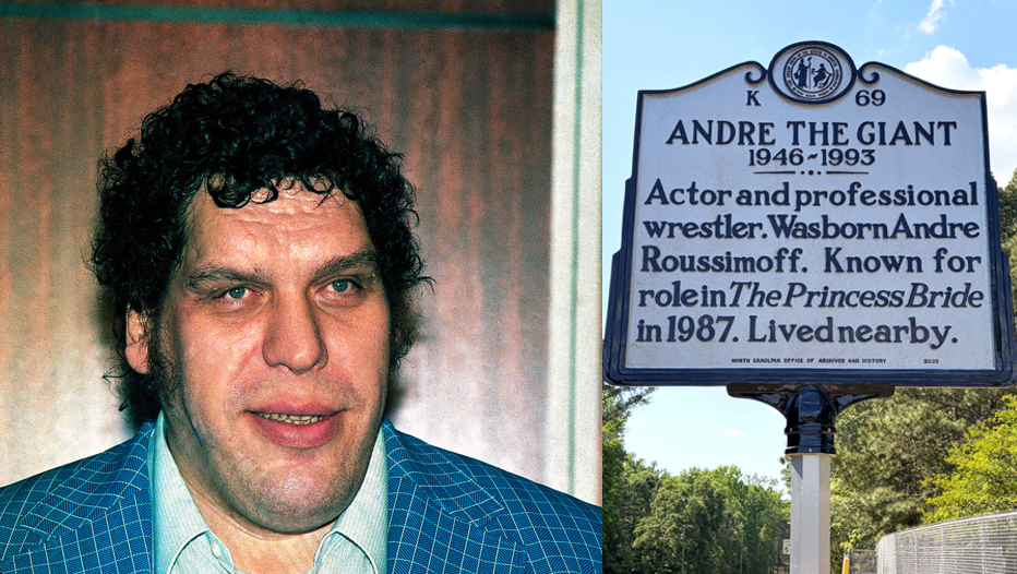 Andre the Giant “The Princess Bride” honored North Carolina historical ...