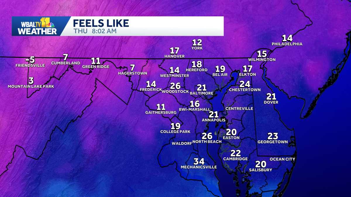 WBAL Weather: 7-Day Forecast, Forecast Maps