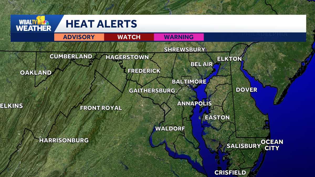 Baltimore Weather: WBAL Weather Maps, 7-Day Forecast
