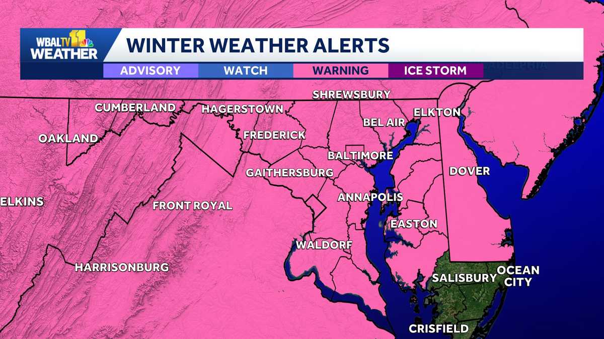 Baltimore Weather: WBAL Weather Maps, 7-Day Forecast
