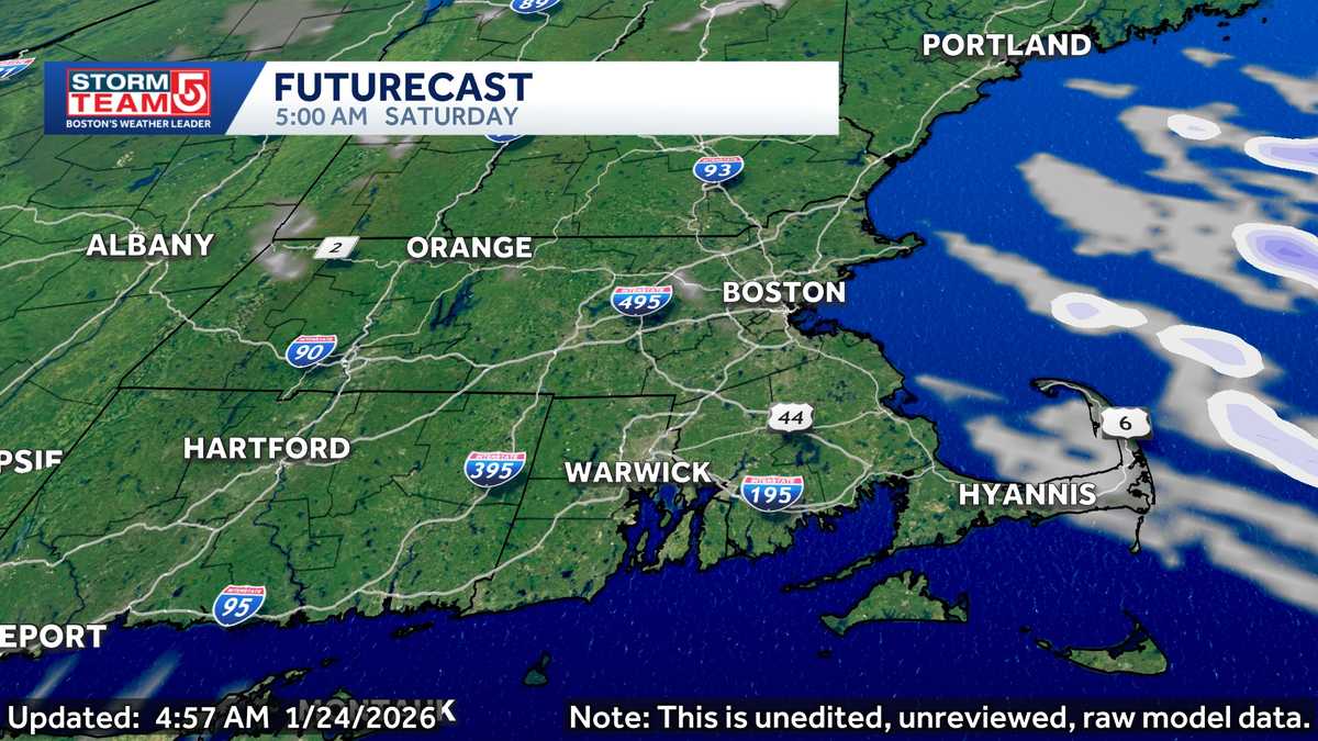 Round 1 of snow arrives: See hour-by-hour futurecast maps
