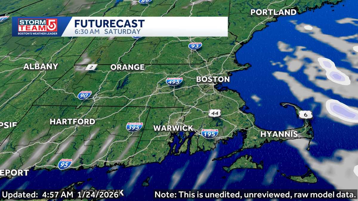 Round 1 of snow arrives: See hour-by-hour futurecast maps