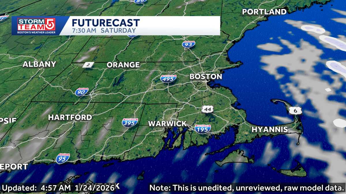 Round 1 of snow arrives: See hour-by-hour futurecast maps