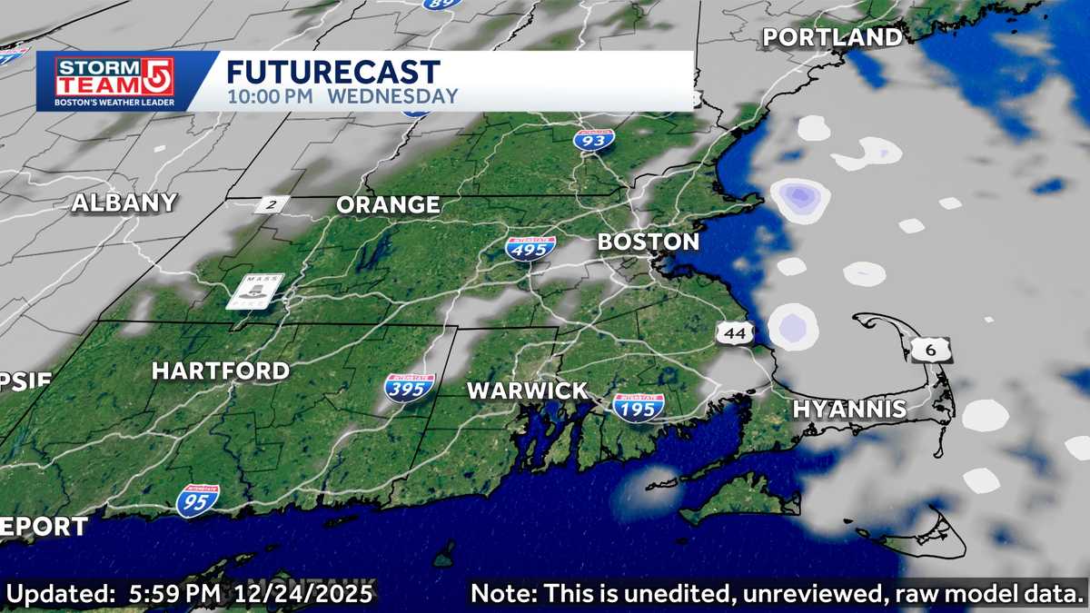Hour-by-hour futurecast maps