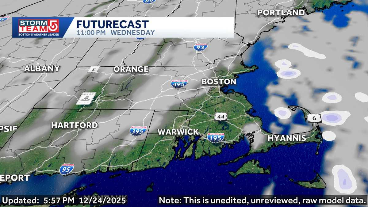 Hour-by-hour futurecast maps