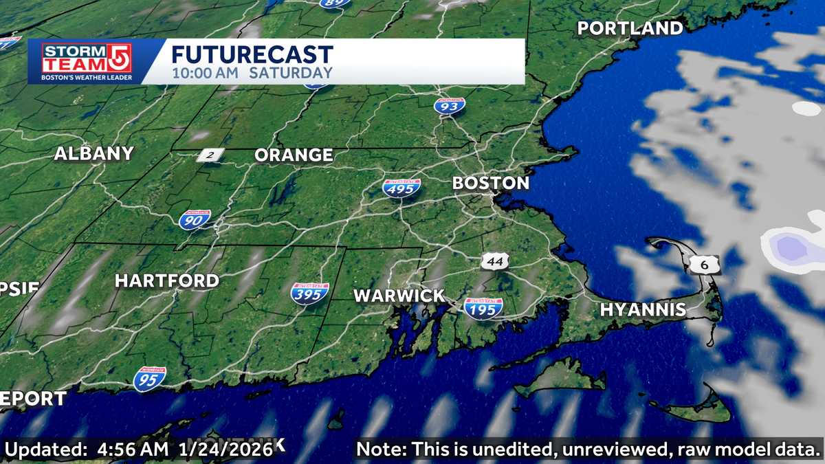 Round 1 of snow arrives: See hour-by-hour futurecast maps
