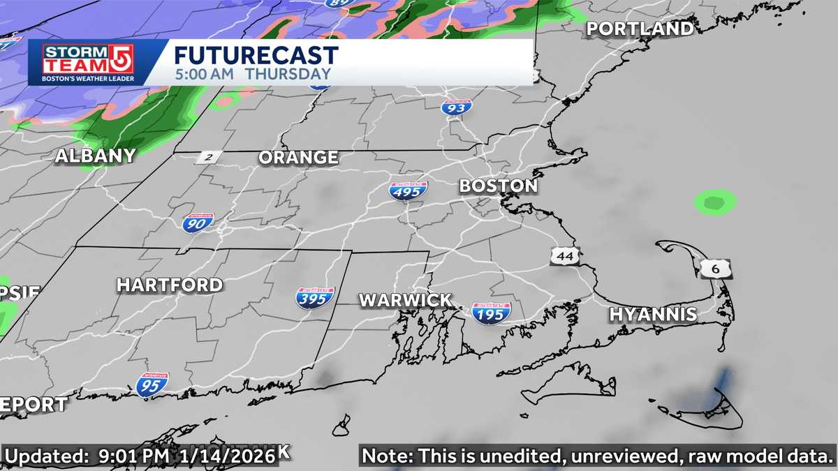 Hour-by-hour futurecast maps