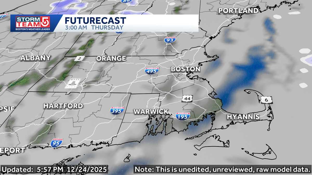 Hour-by-hour futurecast maps