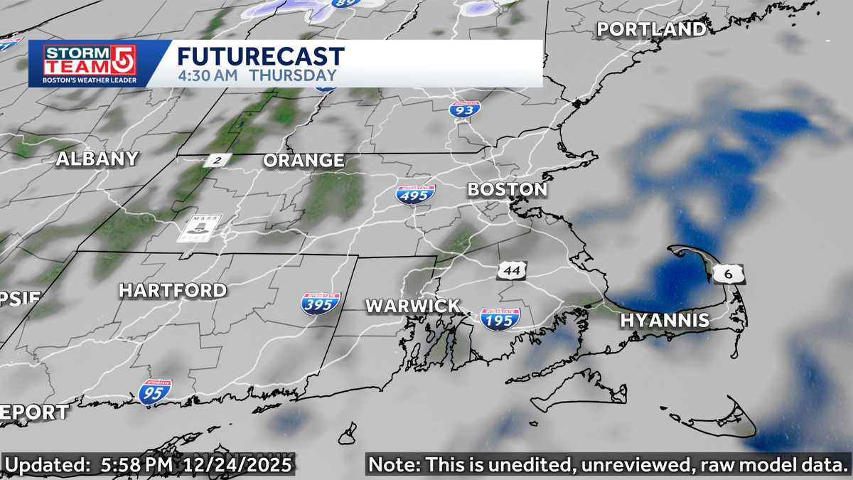 Round 1 of snow arrives: See hour-by-hour futurecast maps