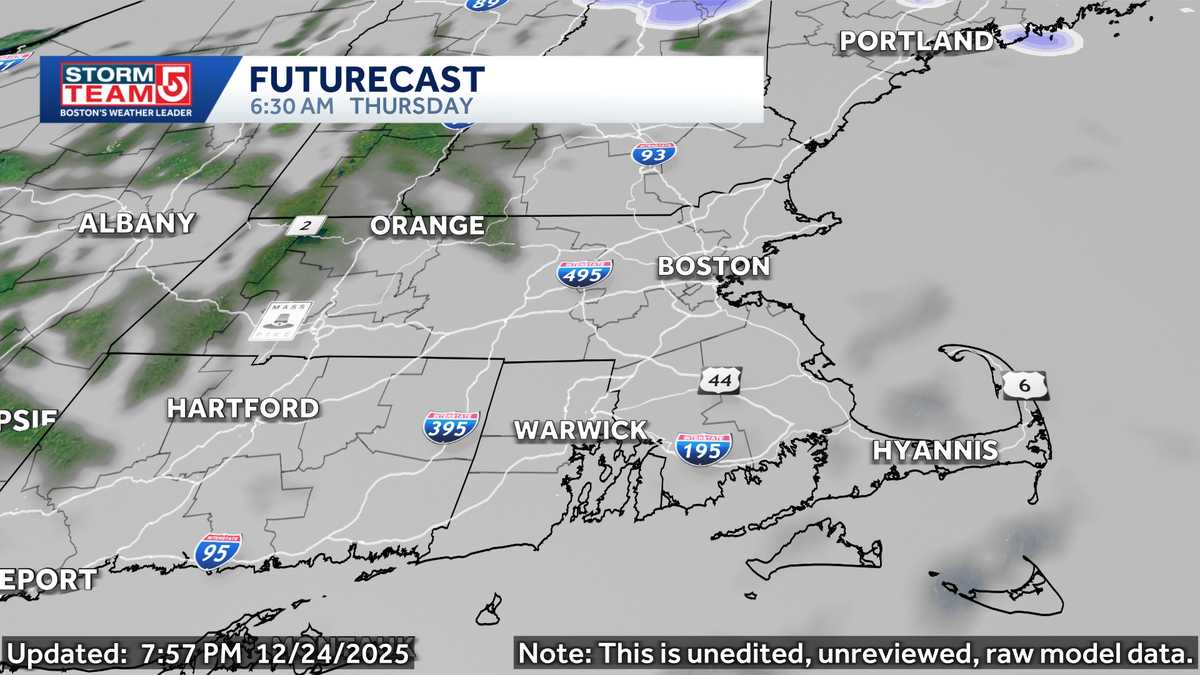Futurecast shows when to expect snow, how long it'll last