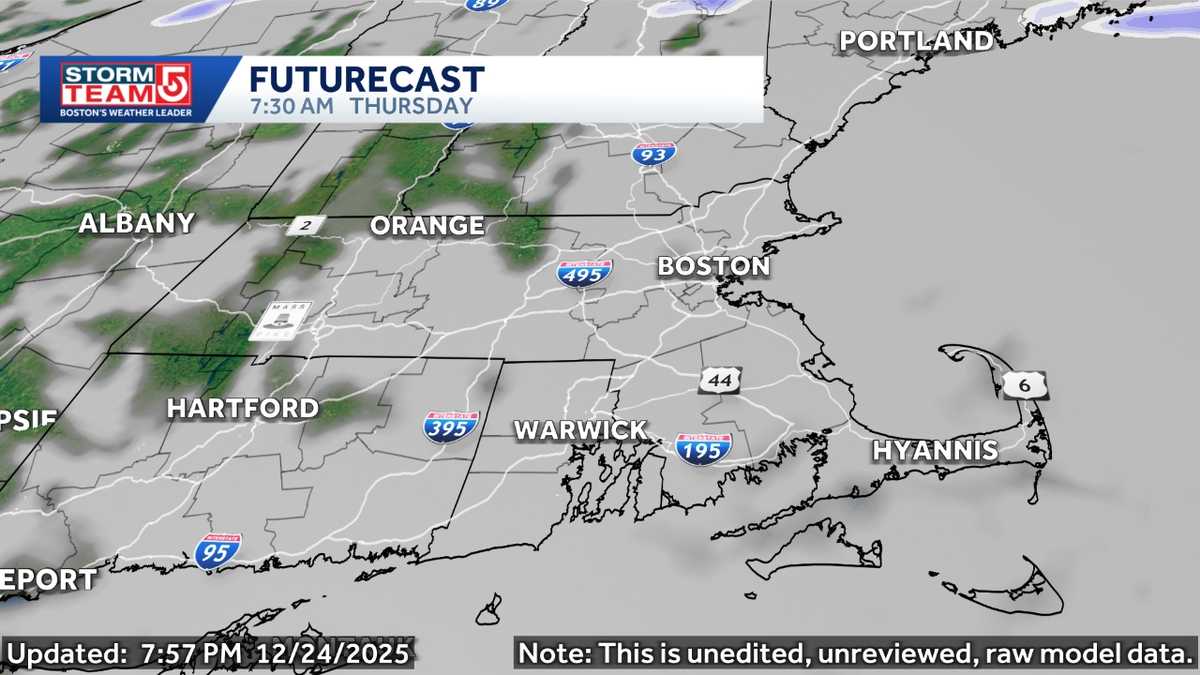 Hour-by-hour futurecast maps