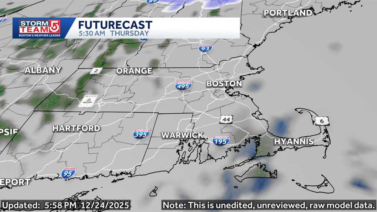 Round 1 of snow arrives: See hour-by-hour futurecast maps